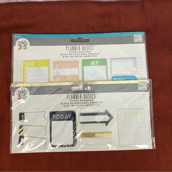 Create 365 | Office | Create 365 Planner Basics Sticky Note Pads | Poshmark